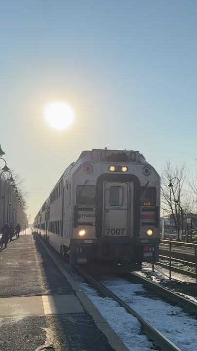 NJT 7007 leads 5742 w/ Mike (2 Super Mario’s, 2 darth Vaders, 4 SAAHC’s & Rudolph at Dunellen ...