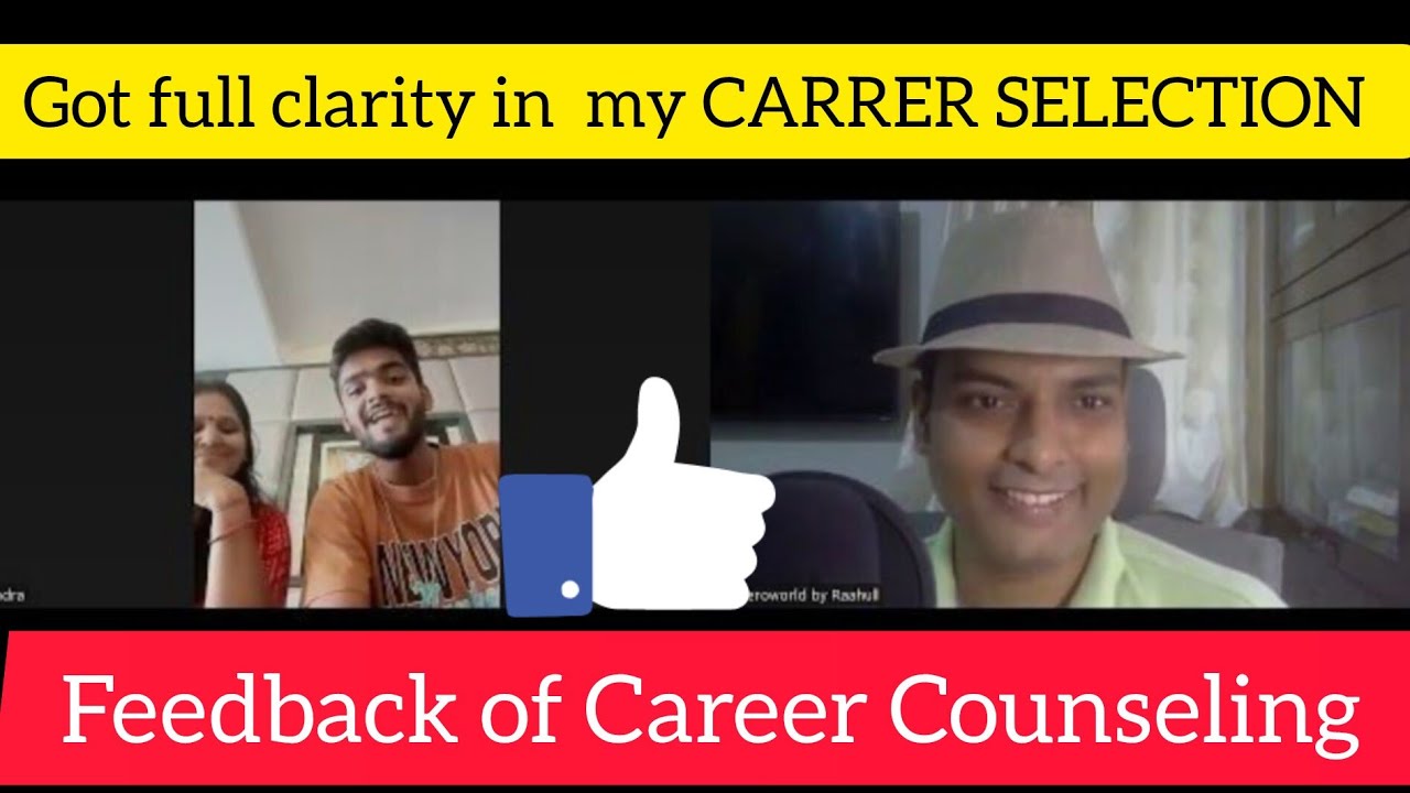 "Thank you for giving me Clarity in my career Selection" Feedback of 1 ...