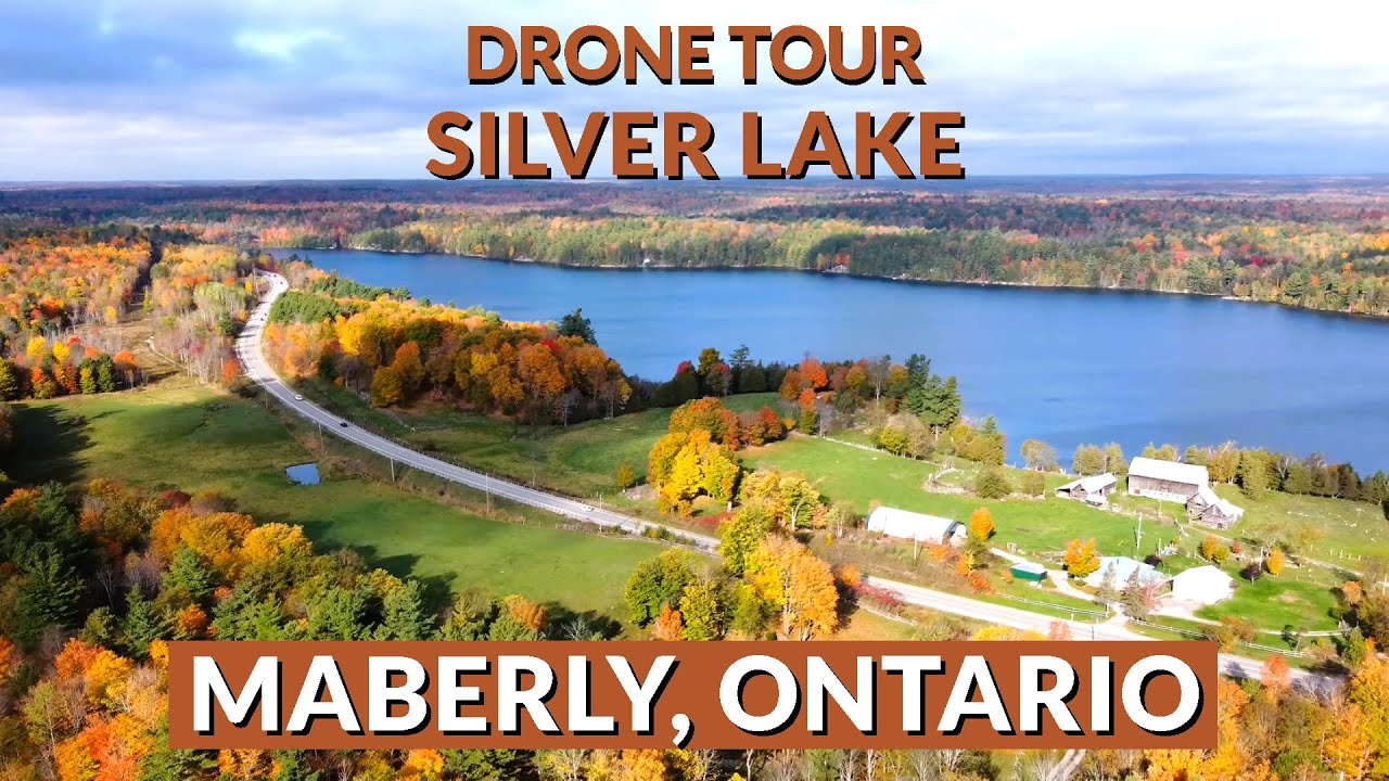 Drone Tour: Silver Lake Rest Stop, Maberly, Ontario - YouTube
