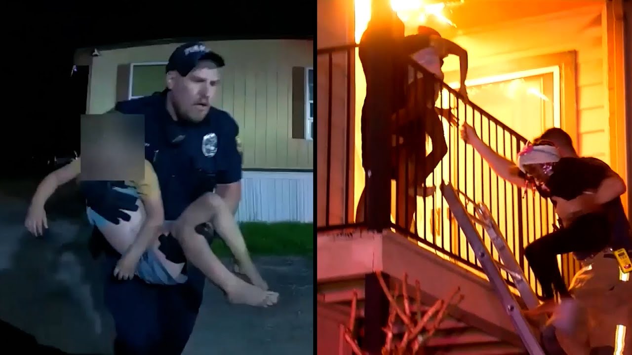 Kids Who Were Rescued From Fire and Flames - YouTube