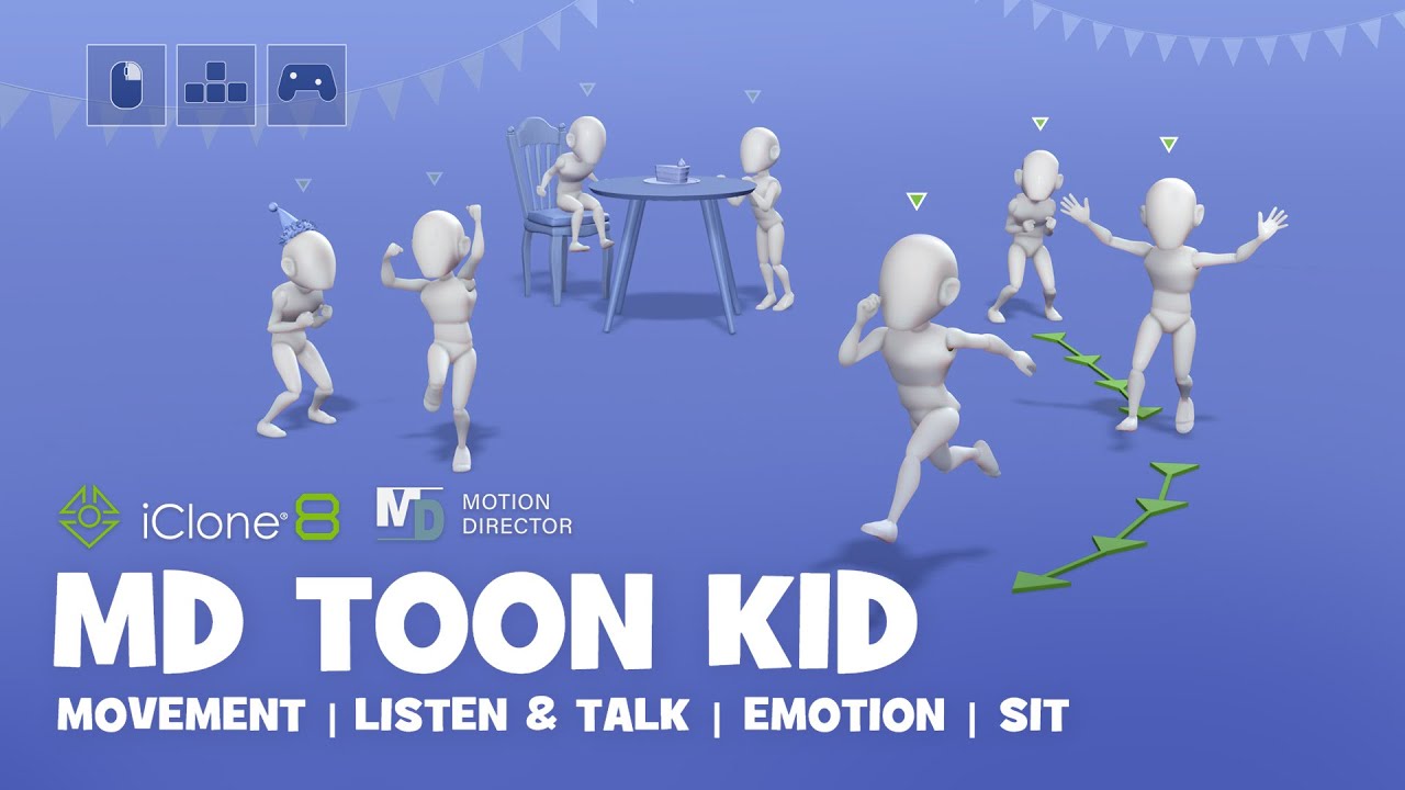 MD Toon Kid | Fun & Interactive Toon Animations with iClone Motion ...