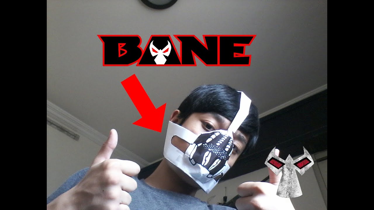 DIY PAPER BANE MASK | homemade tutorial | - YouTube