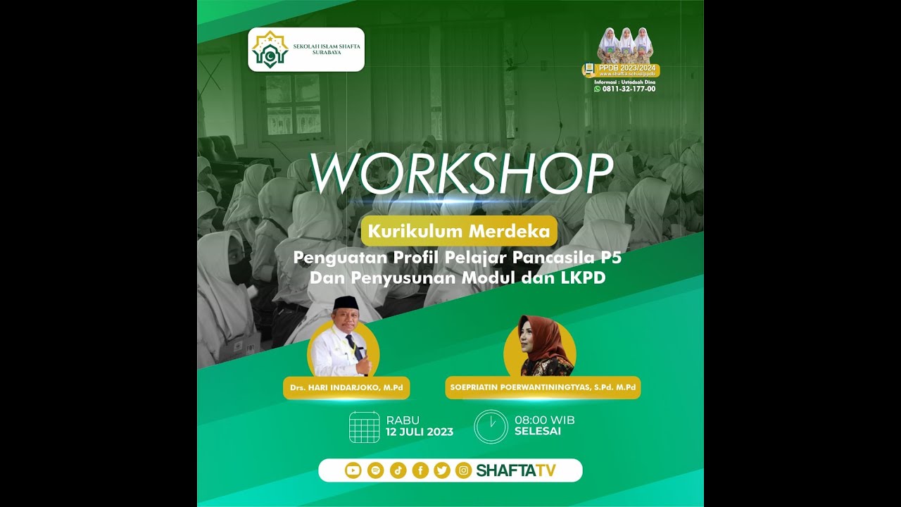 WORKSHOP KURIKULUM MERDEKA " PENGUATAN PROFIL BELAJAR PANCASILA P5 ...