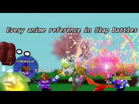 Every anime reference from Slap Battles | Roblox Slap Battles - YouTube