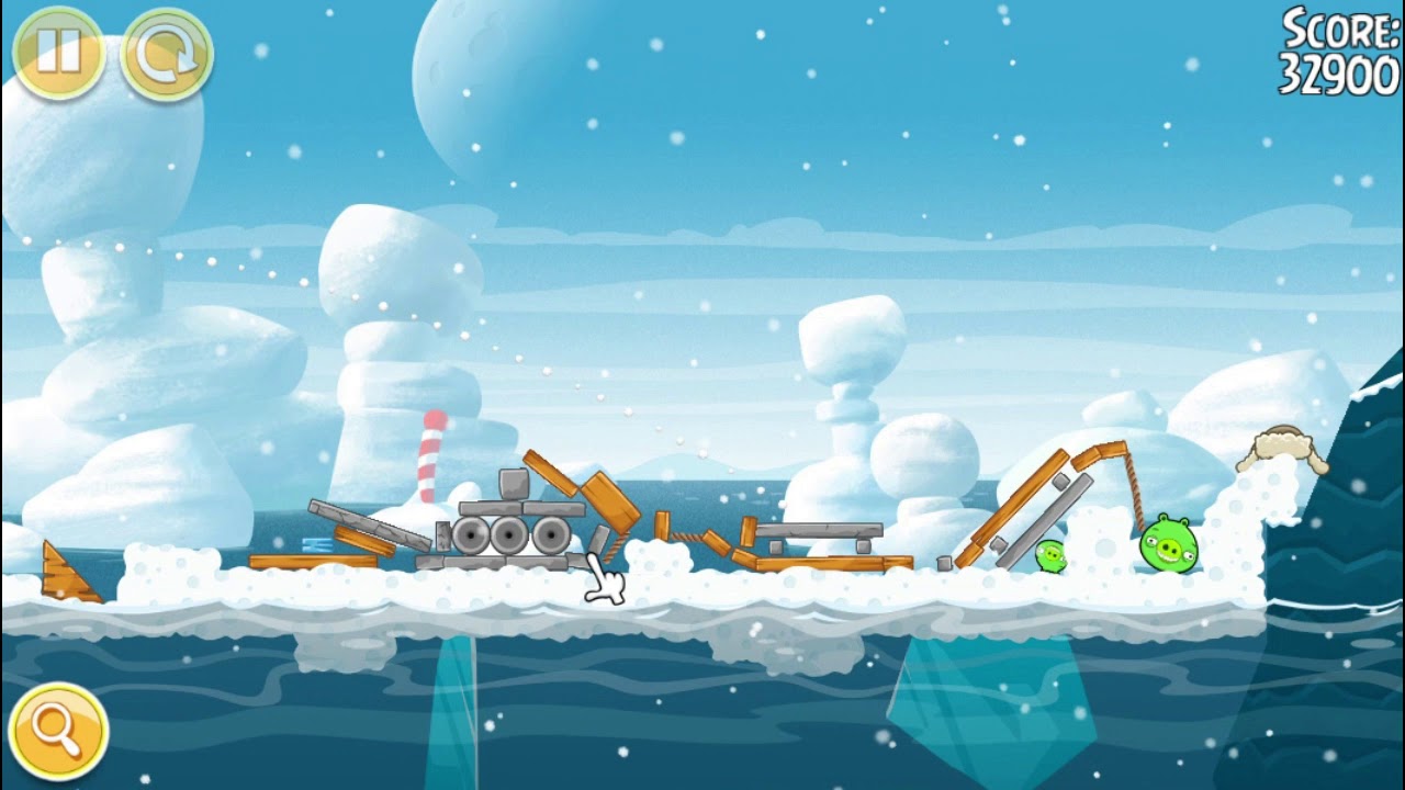 Game Over: Angry Birds Seasons (PC) (Arctic Eggspedition variant) - YouTube