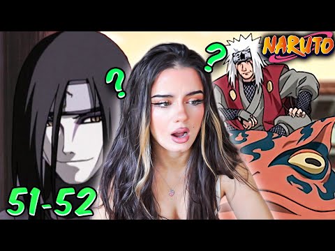 NEW GUY JIRAIYA? | Episodes 51 & 52 |  NARUTO REACTION + REVIEW