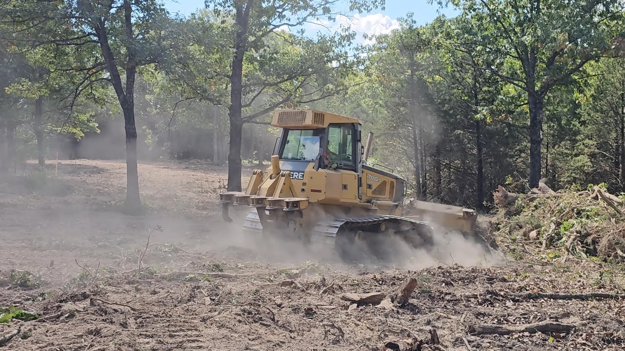 DAY 7! Mega new Land clearing project on the Missouri farm! - YouTube