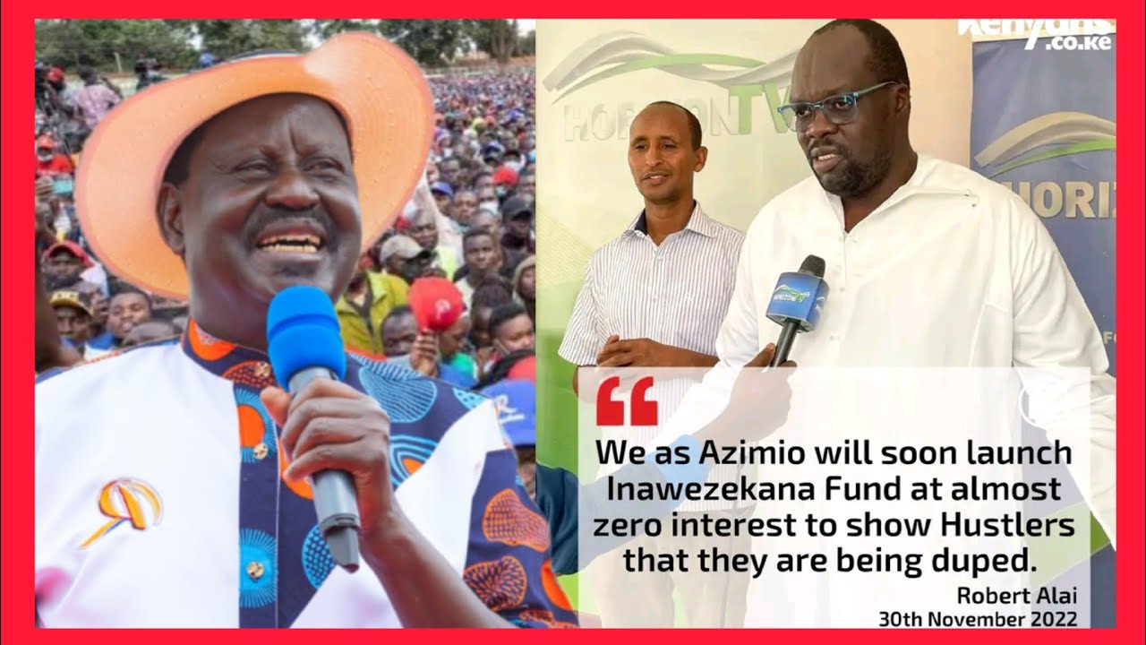 RAILA ODINGA set to launch INAWEZEKANA FUND After RUTO unveiled ...
