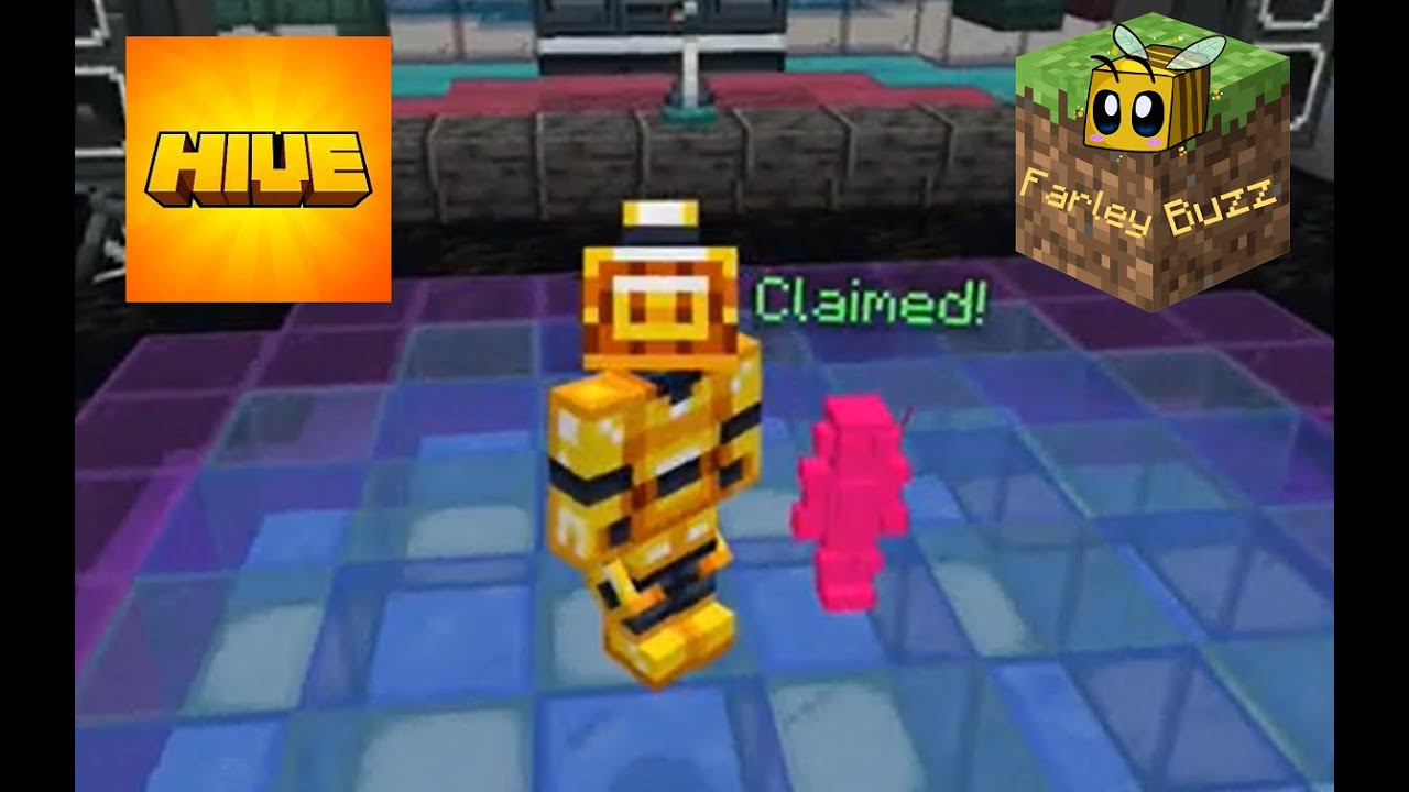 How to get the Golden Mailbot costume Minecraft hive - YouTube