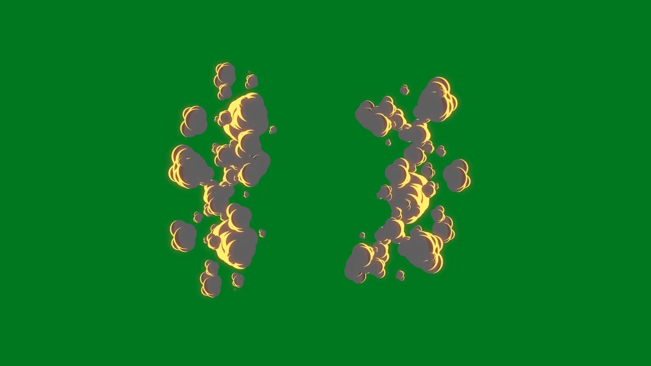 Animated Smoke Effects Free Footage Green Screen 24 - YouTube