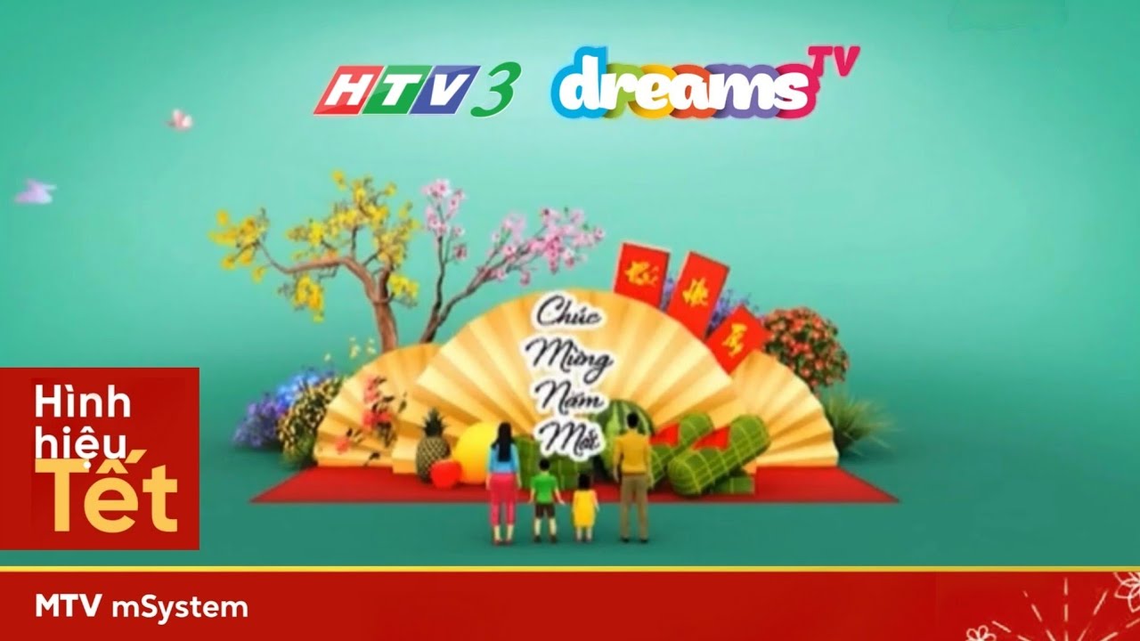 HTV3 - DreamsTV | Hình hiệu Chúc mừng năm mới - Xuân Nhâm Dần (2022) - YouTube