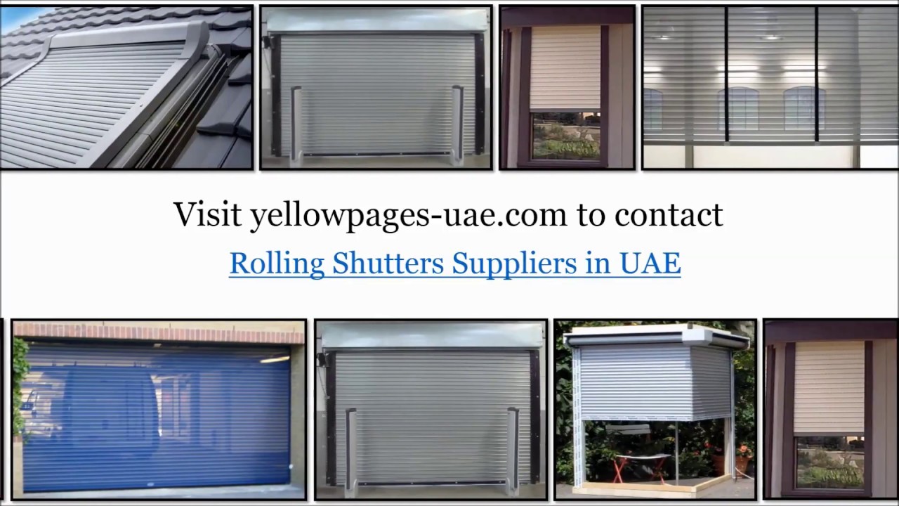 Different Types of Rolling Shutters and Its Uses - YouTube