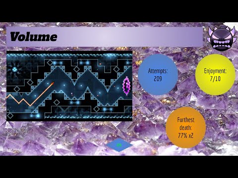 Beating the ENTIRE Pointercrate Demonlist! Level 179 - Volume - YouTube