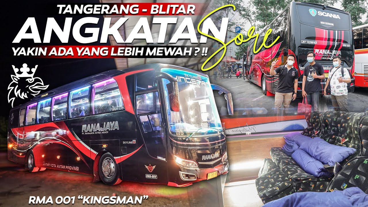 BUS ASLI KOTA BLITAR‼️Rekomendasi Angkatan Sore Tangerang ke Blitar ...