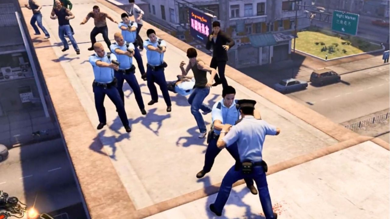 Sleeping Dogs - Melee Gameplay - Police Officer Close Combat Rampage ...