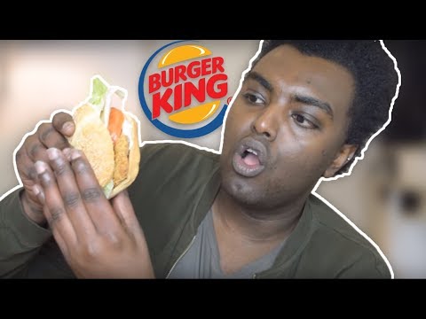 PRØVER BURGER KING'S NYE SPICY CRISPY CHICKEN SANDWICH | Hamsa Yassin ...