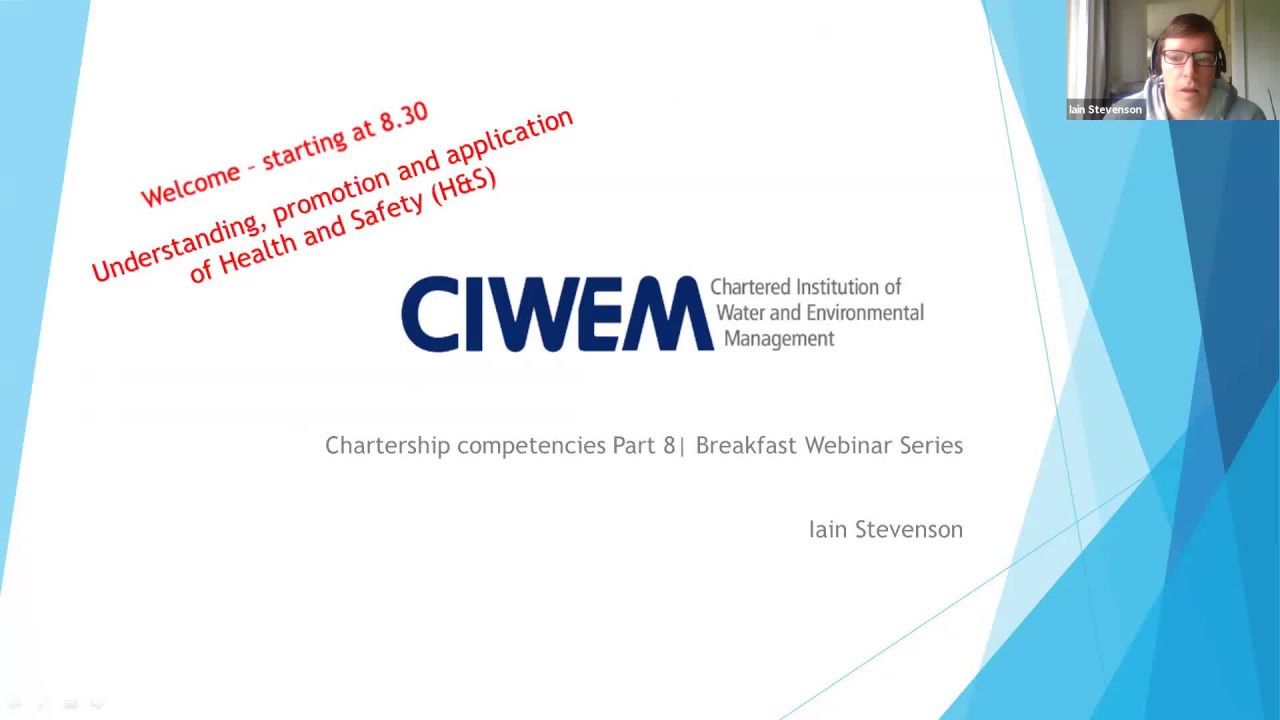 CIWEM Chartership competencies breakfast webinar series | C2 - YouTube