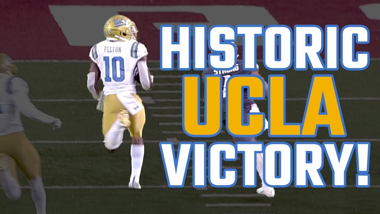 UCLA's HISTORIC Comeback against Washington State (2019) - YouTube