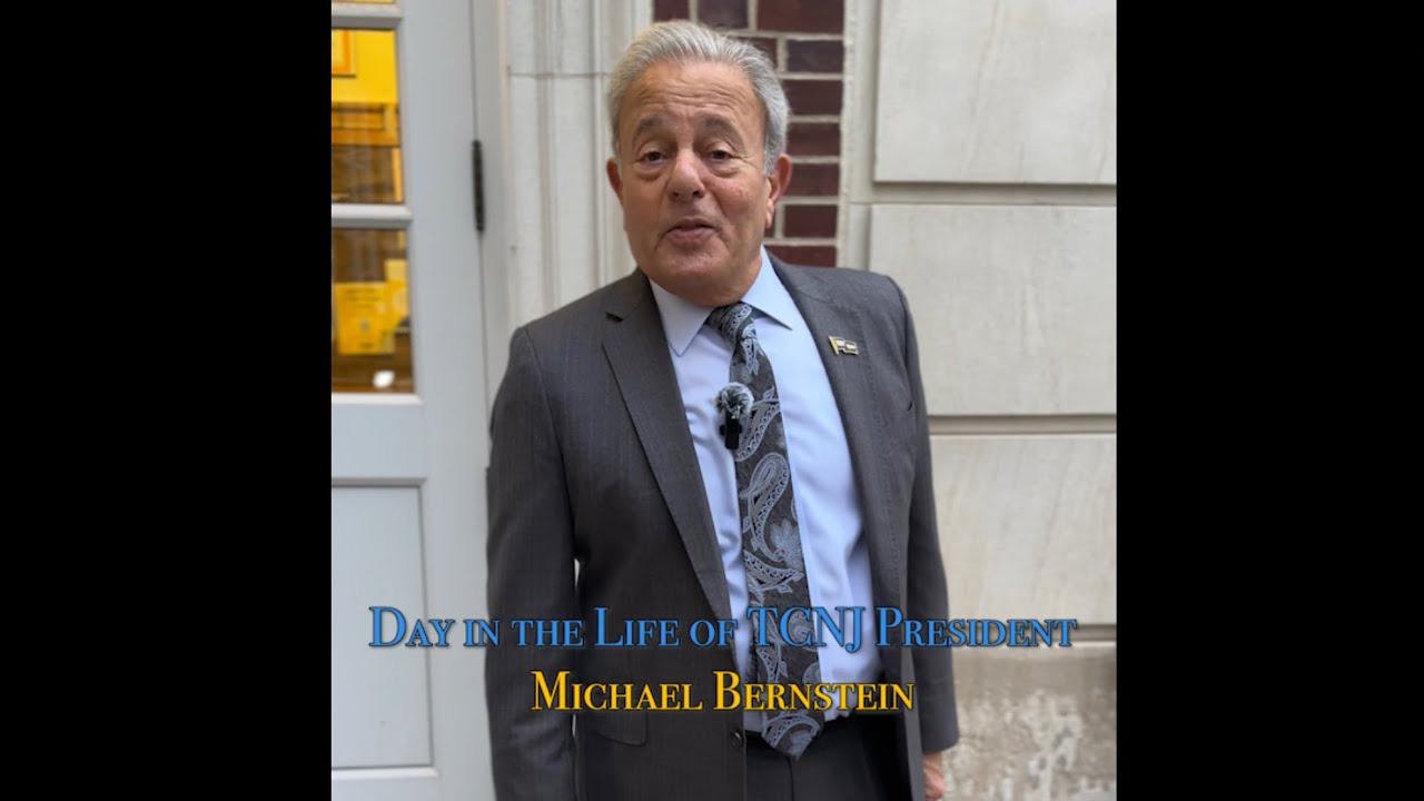 Day in the Life of TCNJ President Michael Bernstein - YouTube