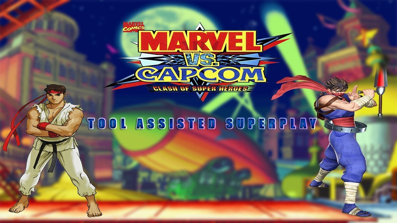 Marvel vs. Capcom: EX Edition - Ryu & Strider Hiryu【TAS】 - YouTube