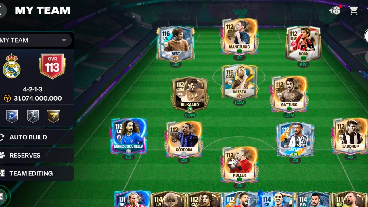 My all team players OVR is more than 112 in FC Mobile 😍⚽#216 - YouTube
