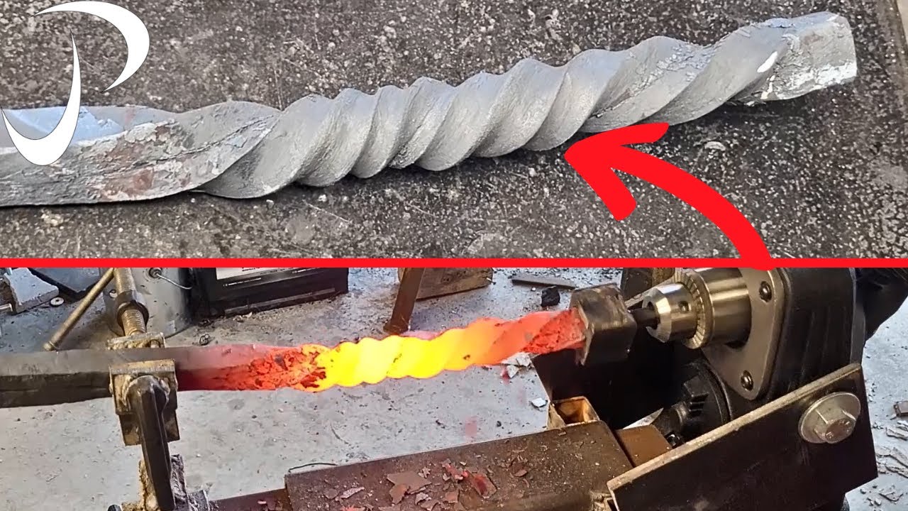 I Build A Damascus Twisting Machine - YouTube