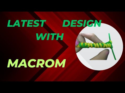 new microm designs , letest macram design, micron design - YouTube