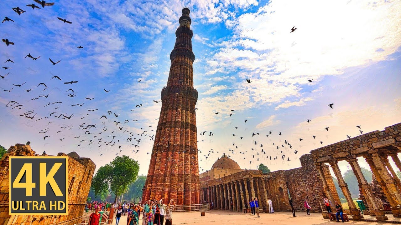 Explore Qutub Minar in 4K: A Virtual Trip To Qutub Minar With This ...