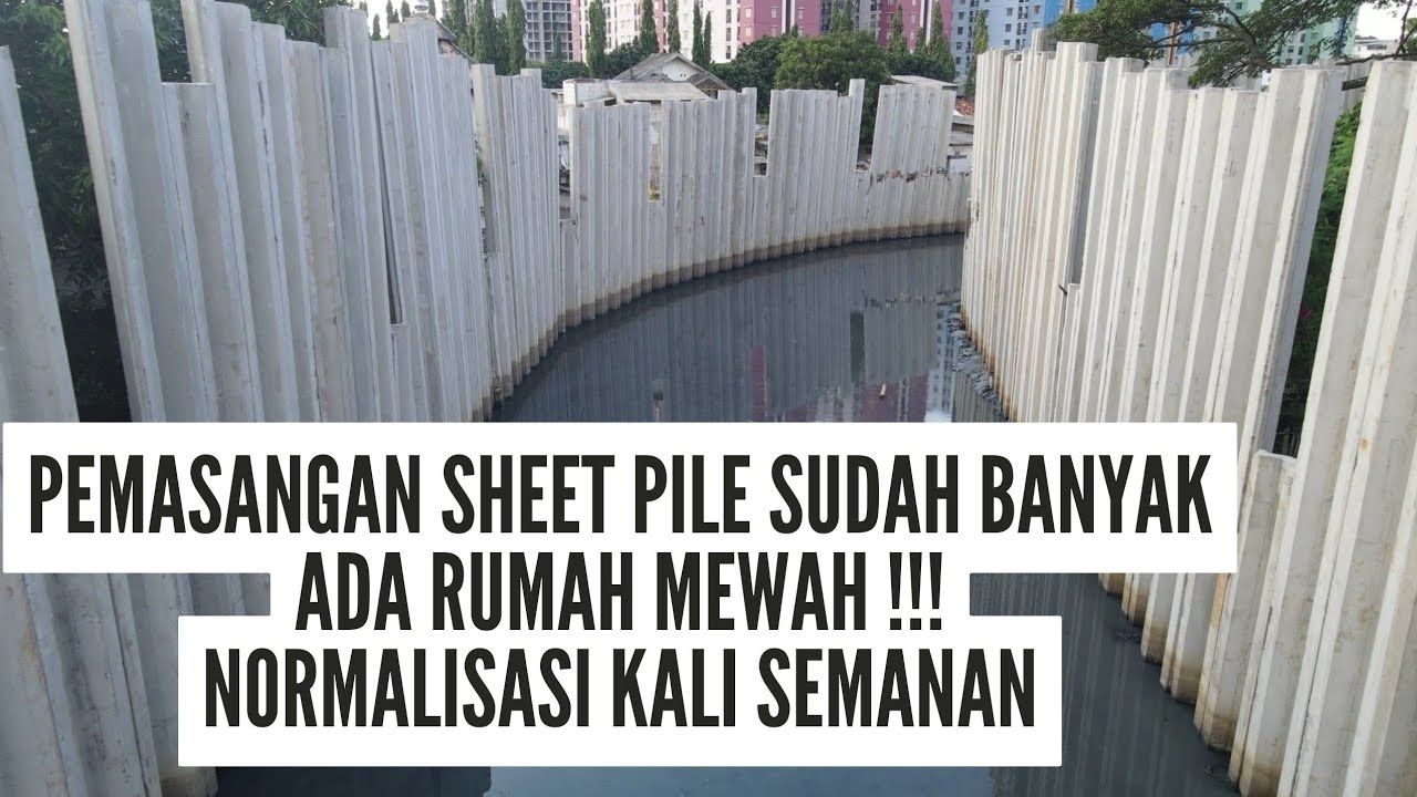 rumah mewah permanen di pinggir kali semanan normalisasi kali ...