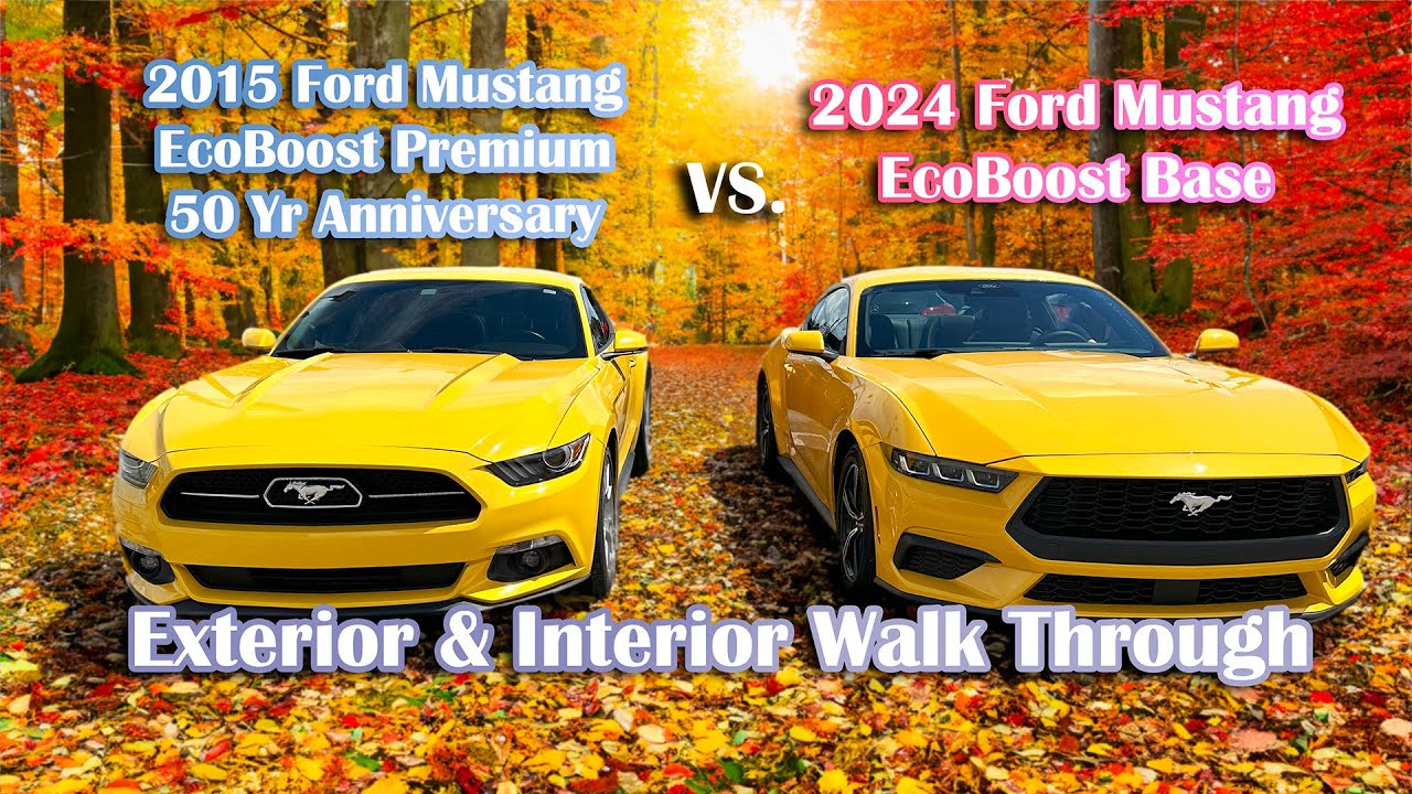 2024 Ford Mustang EcoBoost vs. 2015 Mustang - Side By Side Comparison ...
