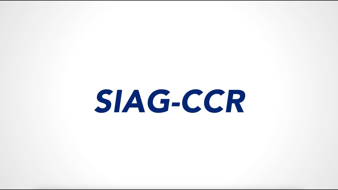SIAG-CCR - YouTube