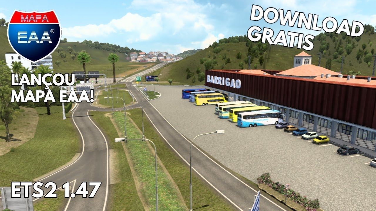 Finalmente lançou o mapa EAA para o ETS2 1.47 - YouTube