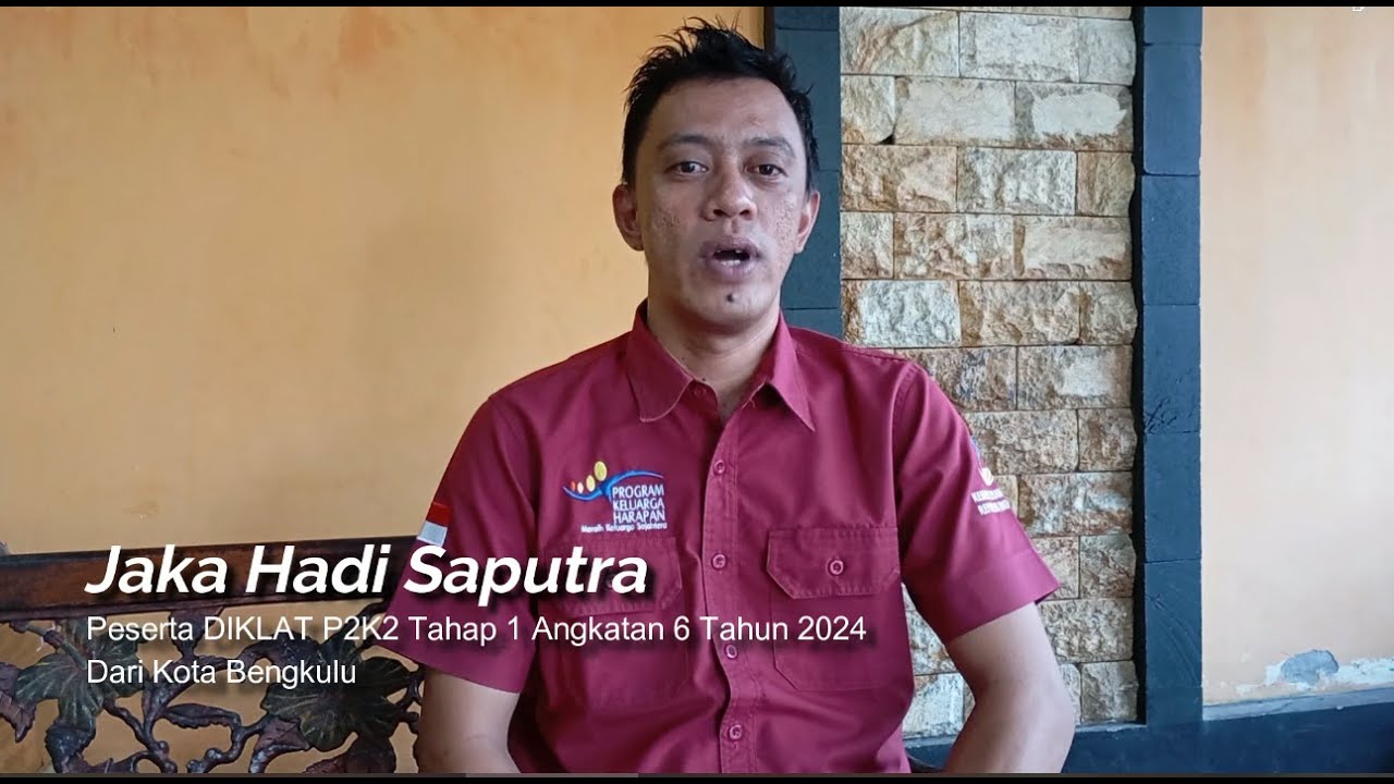 Jaka Hadi Saputra Video Simulasi Diklat P2K2 Pendamping Sosial Tahun ...