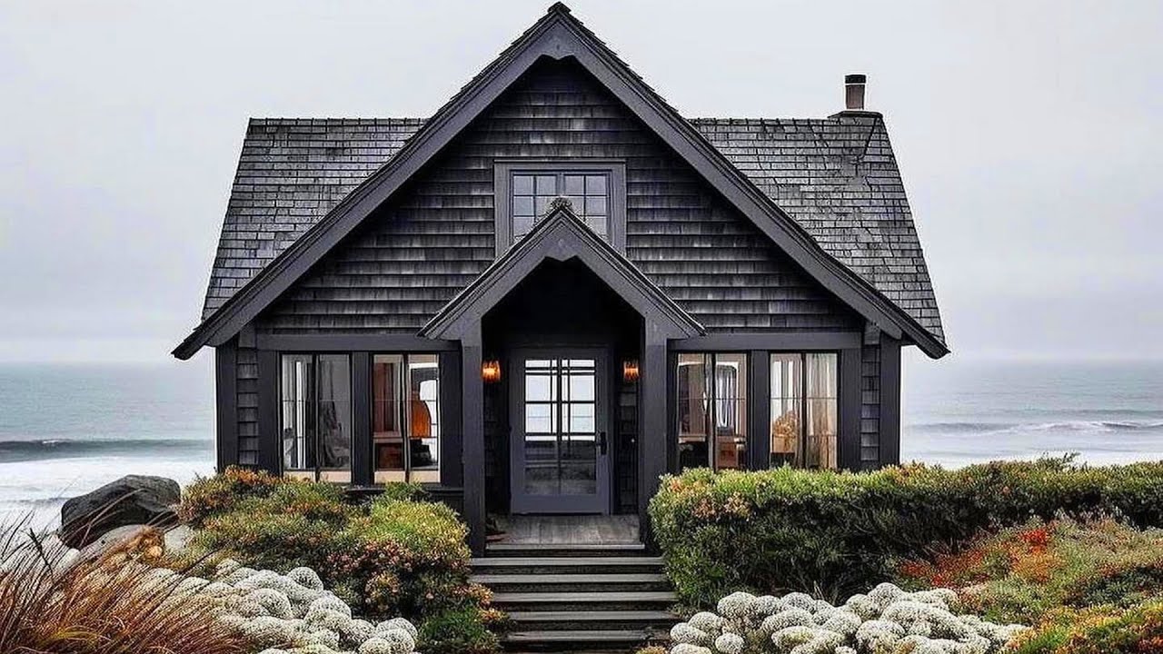 Incredibly Beautiful Black Home Has Amazing Everything - YouTube