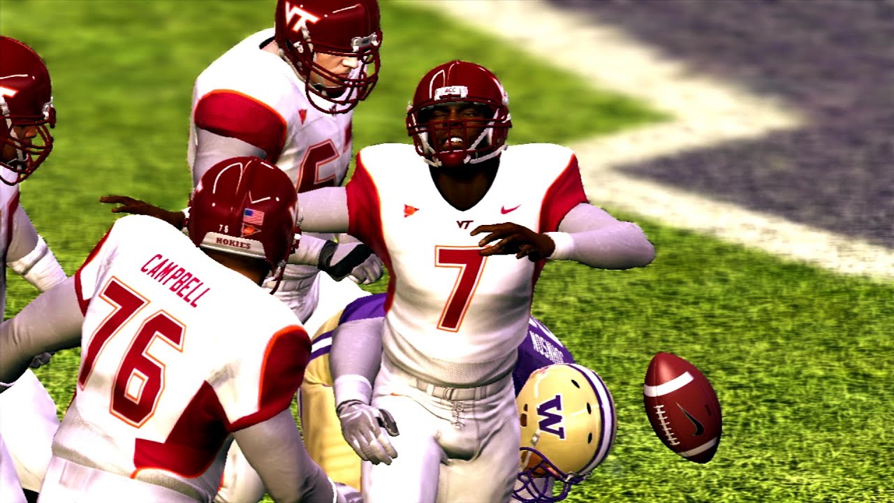 Michael Vick Challenge | Virginia Tech vs Washington Huskies | NCAA ...