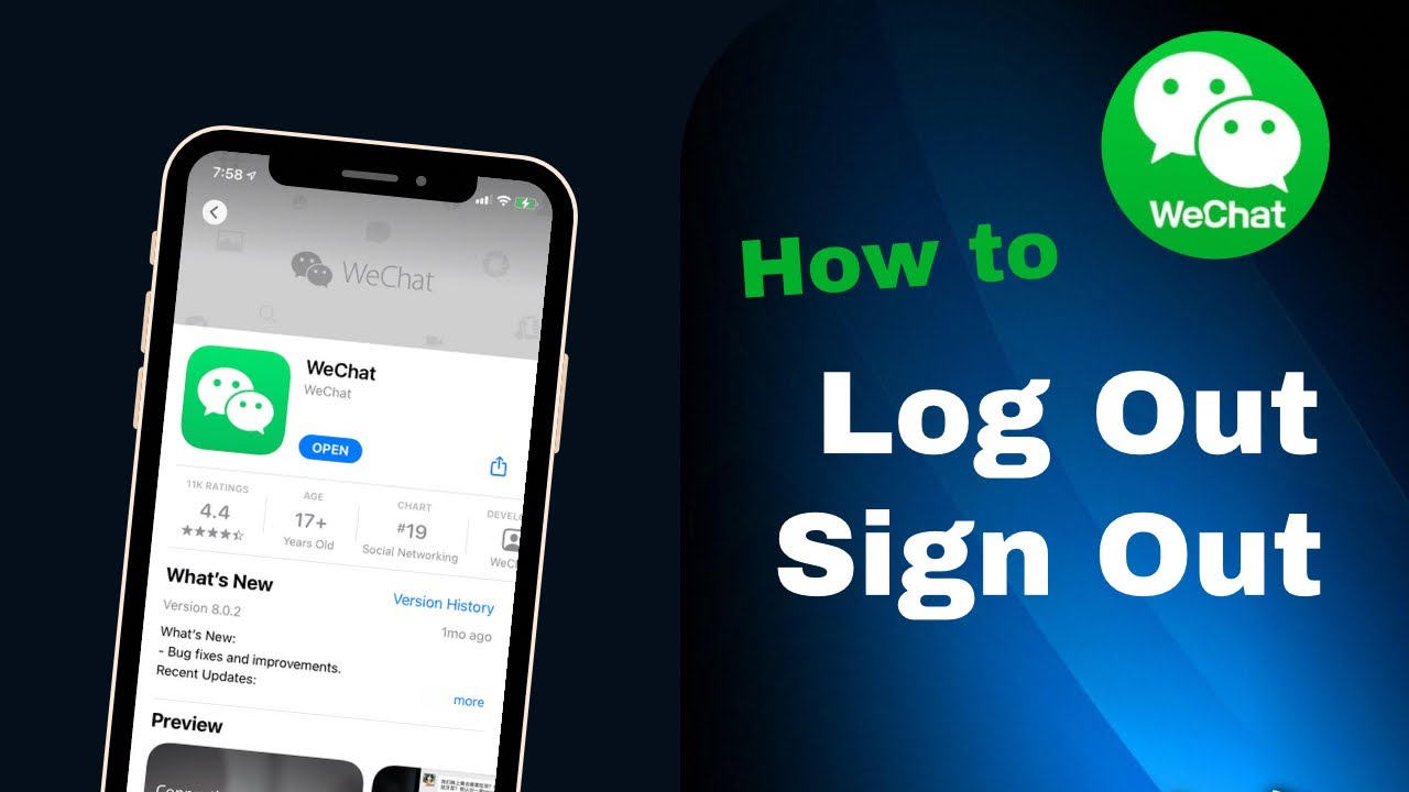 How To Log Out From WeChat ? WeChat Sign Out - YouTube