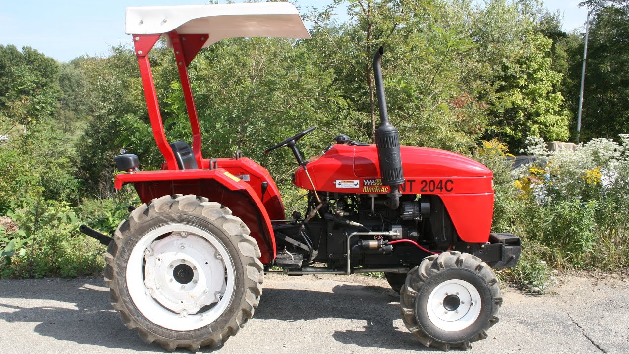 2004 NorTrac NT 204C 4X4 Diesel Tractor 20 HP - ONLY 52 HOURS - YouTube