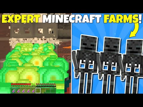 11 EXPERT LEVEL Minecraft Farms EVERY Survival World NEEDS! (Minecraft Bedrock Edition)