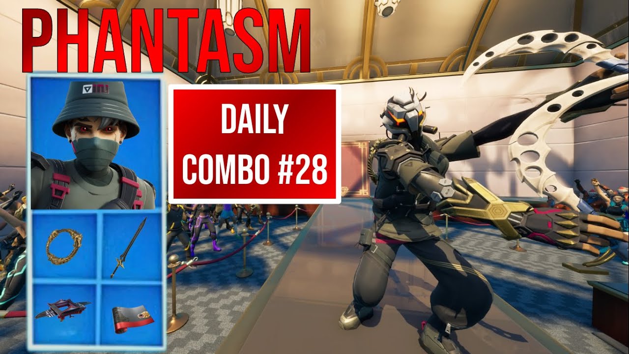 Daily Combos #28 Phantasm (Fortnite Battle Royale) - YouTube