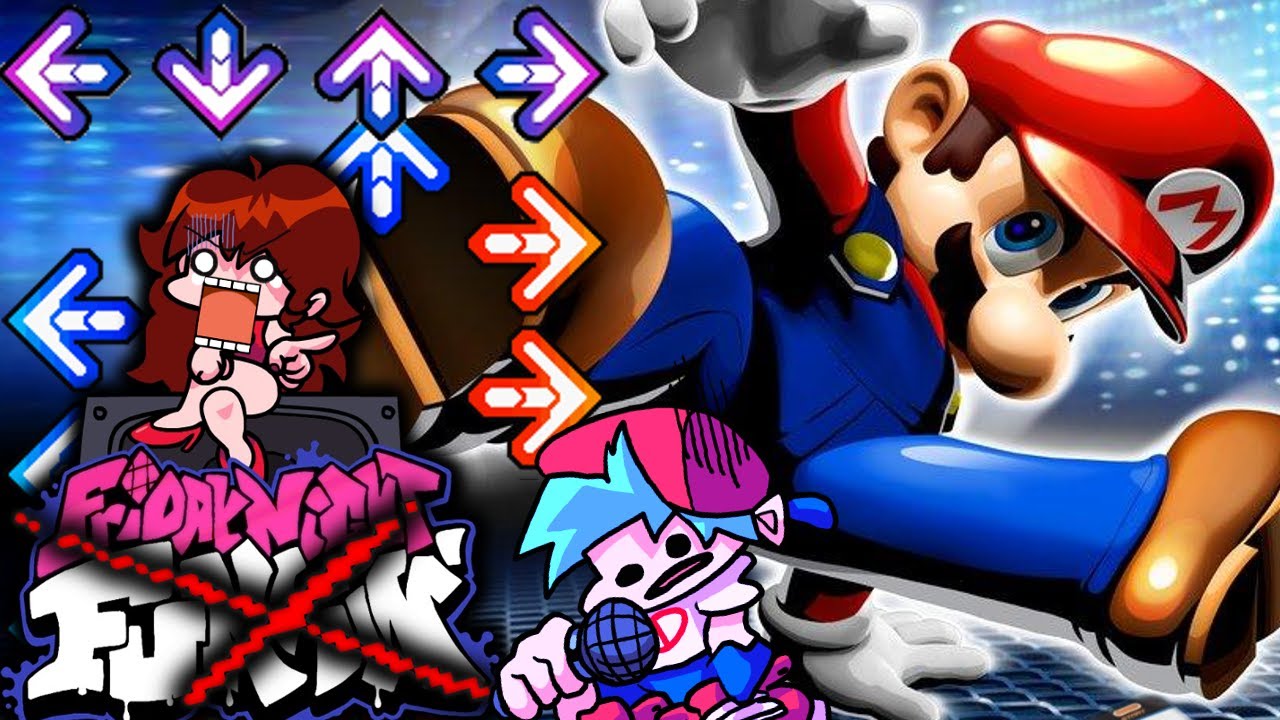FNF is sh!t compared to this(jk)DANCE DANCE REVOLUTION MARIO MIX (DDR ...