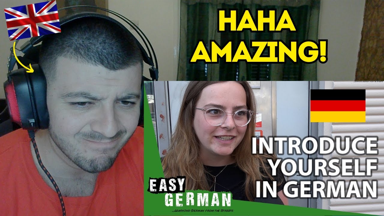 Reaction to Introduce yourself in German (for absolute beginners ...