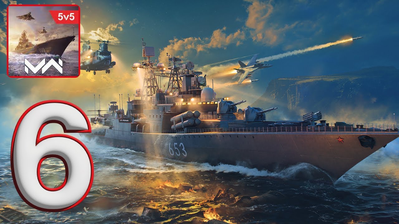 Modern Warships GamePlay part 6 - Android-iOS - YouTube