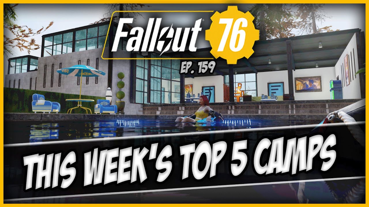 TOP 5 CAMPS in Fallout 76! - YouTube