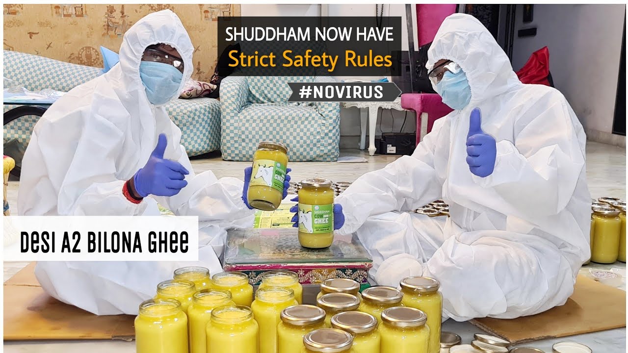 A2 Ghee Packing with Safety - YouTube