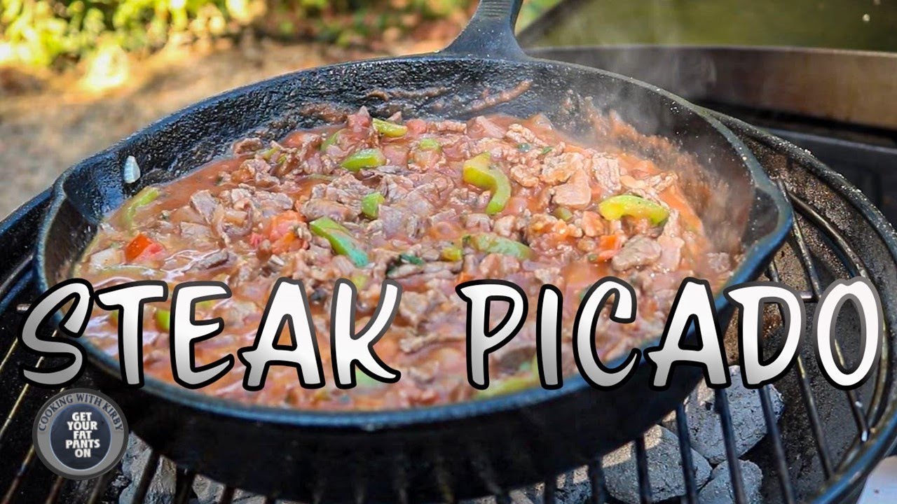 Mexican Breakfast - Picado de bistec - Mexican Food - Weber Smokey Joe ...