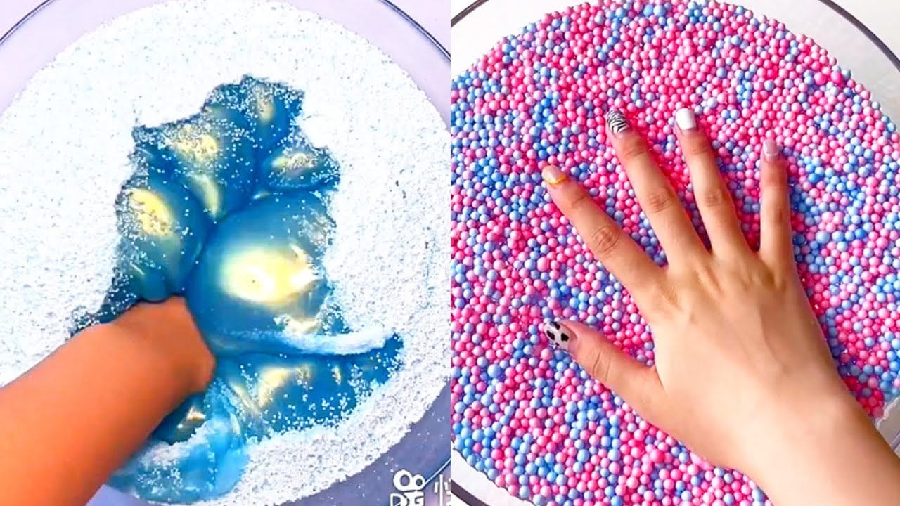 Satisfying slime videos//Most relaxing slime videos compilation ...