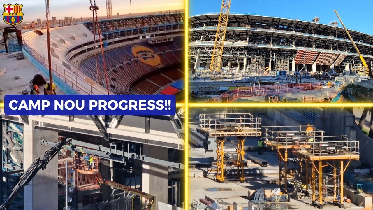 NEW Camp Nou Construction Update | Latest Progress & Stadium ...