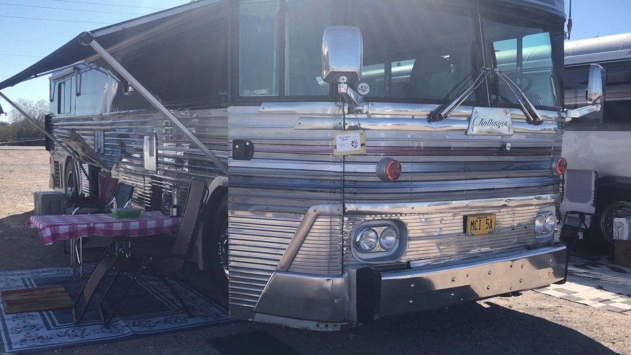 Classic restored 1965 MCI 5A Bus Conversion - YouTube