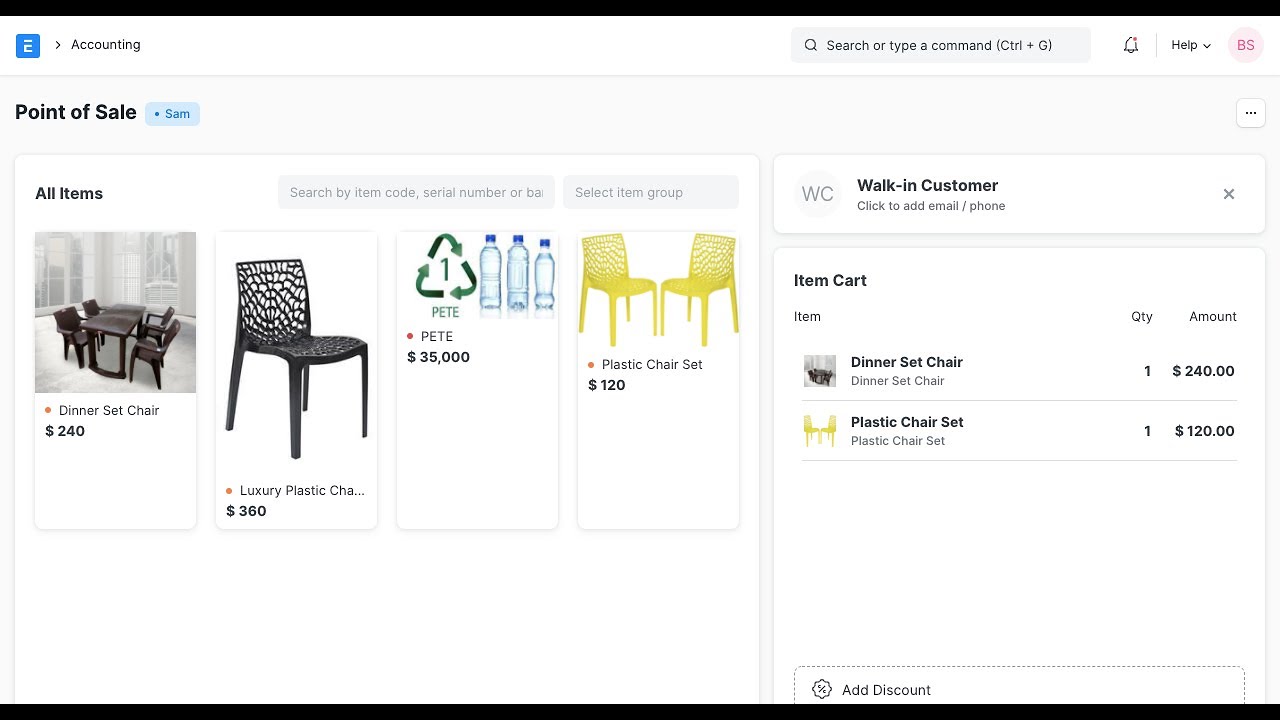 End 2 End Point of Sales Process in ERPNext - YouTube