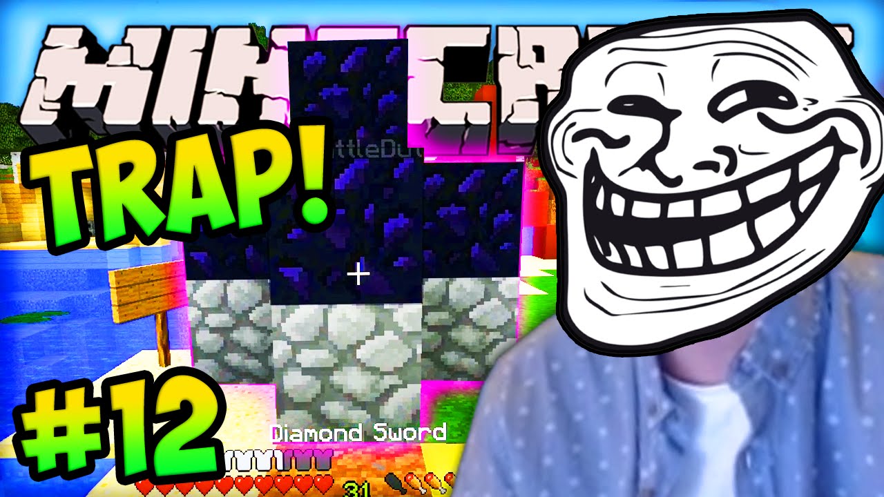 "TROLL TRAP!" - MINECRAFT (How To Minecraft) - w/ Ali-A #12 - YouTube